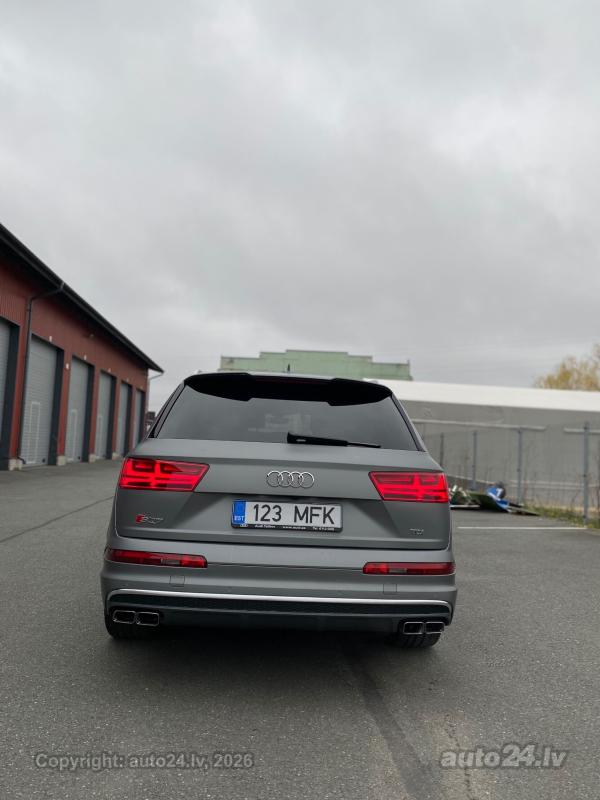 White Audi SQ7 2017 in Tallinn, with an engine capacity of 4.00 L and mileage of 139 thousand km for 43000 €, photo 6 on AUTOMOTO.COM.LV