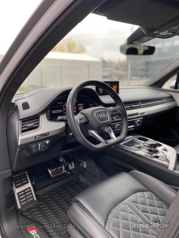 White Audi SQ7 2017 in Tallinn, with an engine capacity of 4.00 L and mileage of 139 thousand km for 43000 €, photo 8 on AUTOMOTO.COM.LV