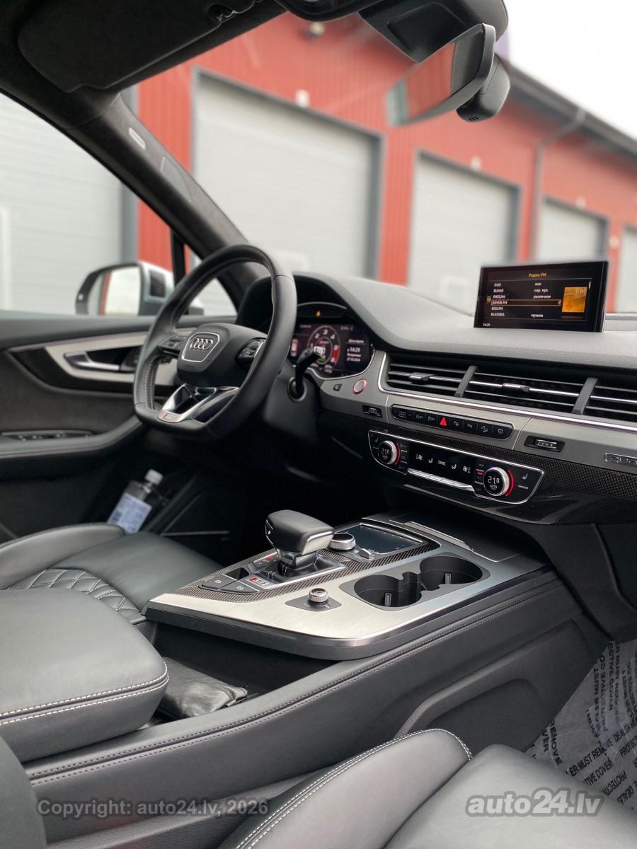 Balts Audi SQ7 2017 Tallina, ar dzinēja tilpumu 4.00 L un nobraukumu 139 tūkst. km par 43000 €, foto 14 vietnē AUTOMOTO.COM.LV