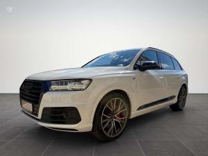 White Audi SQ7 2017 in Vilnius, with an engine capacity of 3.96 L and mileage of 180 thousand km for 38500 €, photo  on AUTOMOTO.COM.LV