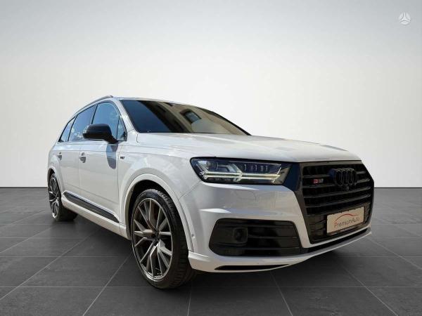 Белый Ауди SQ7 2017 в Вильнюс, объемом двигателя 3.96 л и пробегом 180 тыс. км за 38500 €, фото 3 на AUTOMOTO.COM.LV