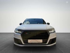 White Audi SQ7 2017 in Vilnius, with an engine capacity of 3.96 L and mileage of 180 thousand km for 38500 €, photo 4 on AUTOMOTO.COM.LV