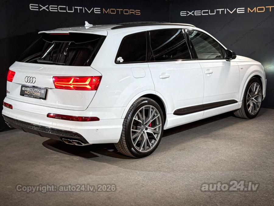 Белый Ауди SQ7 2018 в Таллин, объемом двигателя 4.00 л и пробегом 204 тыс. км за 39500 €, фото 2 на AUTOMOTO.COM.LV