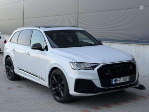 Balts Audi SQ7 2021 Šauļi, ar dzinēja tilpumu 4.00 L un nobraukumu 64 tūkst. km par 58500 €, foto  vietnē AUTOMOTO.COM.LV
