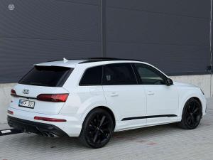 White Audi SQ7 2021 in Siauliai, with an engine capacity of 4.00 L and mileage of 64 thousand km for 58500 €, photo 6 on AUTOMOTO.COM.LV