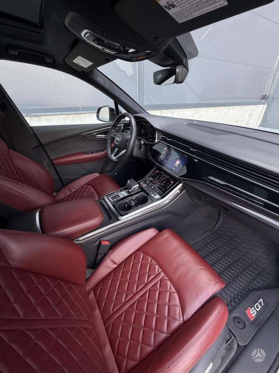 White Audi SQ7 2021 in Siauliai, with an engine capacity of 4.00 L and mileage of 64 thousand km for 58500 €, photo 12 on AUTOMOTO.COM.LV