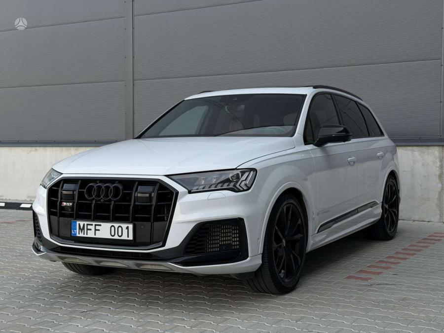 White Audi SQ7 2021 in Siauliai, with an engine capacity of 4.00 L and mileage of 64 thousand km for 58500 €, photo 27 on AUTOMOTO.COM.LV