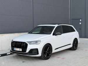 White Audi SQ7 2021 in Siauliai, with an engine capacity of 4.00 L and mileage of 65 thousand km for 57800 €, photo 32 on AUTOMOTO.COM.LV