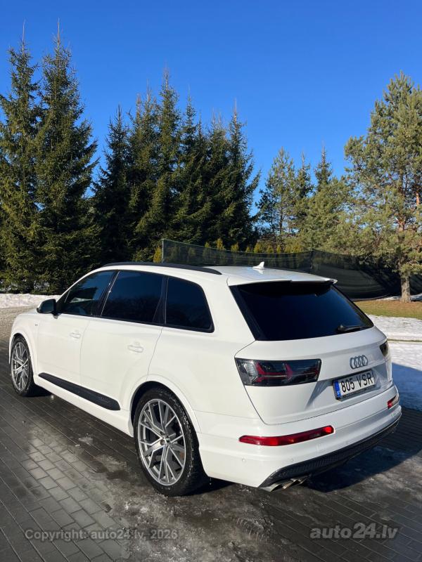White Audi SQ7 2017 in Tallinn, with an engine capacity of 4.00 L and mileage of 203 thousand km for 38000 €, photo 5 on AUTOMOTO.COM.LV
