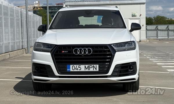 White Audi SQ7 2017 in Tallinn, with an engine capacity of 4.00 L and mileage of 153 thousand km for 35300 €, photo 2 on AUTOMOTO.COM.LV