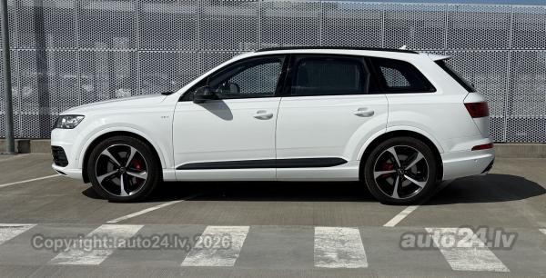 White Audi SQ7 2017 in Tallinn, with an engine capacity of 4.00 L and mileage of 153 thousand km for 35300 €, photo 3 on AUTOMOTO.COM.LV