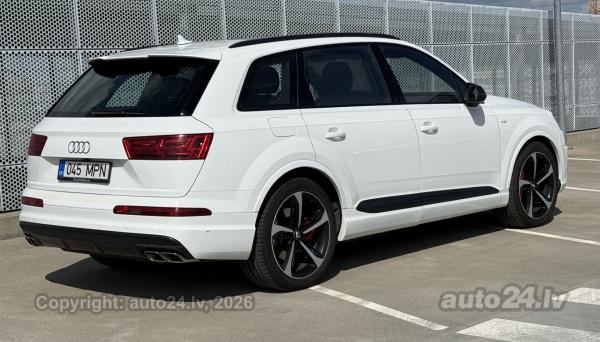 White Audi SQ7 2017 in Tallinn, with an engine capacity of 4.00 L and mileage of 153 thousand km for 35300 €, photo 4 on AUTOMOTO.COM.LV
