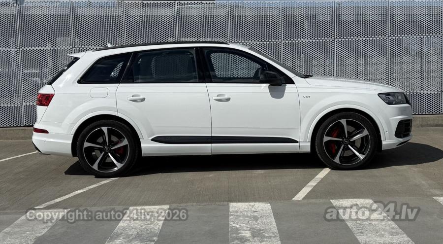 Balts Audi SQ7 2017 Tallina, ar dzinēja tilpumu 4.00 L un nobraukumu 153 tūkst. km par 35300 €, foto 7 vietnē AUTOMOTO.COM.LV
