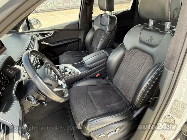 White Audi SQ7 2017 in Tallinn, with an engine capacity of 4.00 L and mileage of 153 thousand km for 35300 €, photo 8 on AUTOMOTO.COM.LV