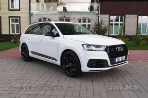 White Audi SQ7 2018 in Tallinn, with an engine capacity of 4.00 L and mileage of 160 thousand km for 30500 €, photo 4 on AUTOMOTO.COM.LV