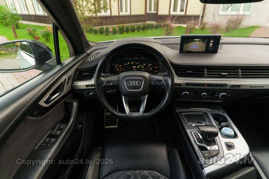 White Audi SQ7 2018 in Tallinn, with an engine capacity of 4.00 L and mileage of 160 thousand km for 30500 €, photo 16 on AUTOMOTO.COM.LV