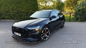 Black Audi SQ8 2019 in Tallinn, with an engine capacity of 4.00 L and mileage of 91 thousand km for 66900 €, photo  on AUTOMOTO.COM.LV