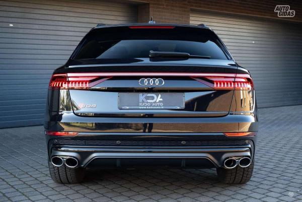 Black Audi SQ8 2020 in Marijampole, with an engine capacity of 4.00 L and mileage of 139 thousand km for 59950 €, photo 10 on AUTOMOTO.COM.LV