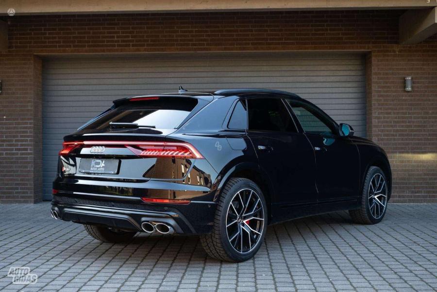 Black Audi SQ8 2020 in Marijampole, with an engine capacity of 4.00 L and mileage of 139 thousand km for 59950 €, photo 12 on AUTOMOTO.COM.LV