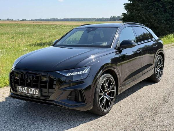 Black Audi SQ8 2020 in Vilkaviskis, with an engine capacity of 3.96 L and mileage of 202 thousand km for 53000 €, photo 1 on AUTOMOTO.COM.LV