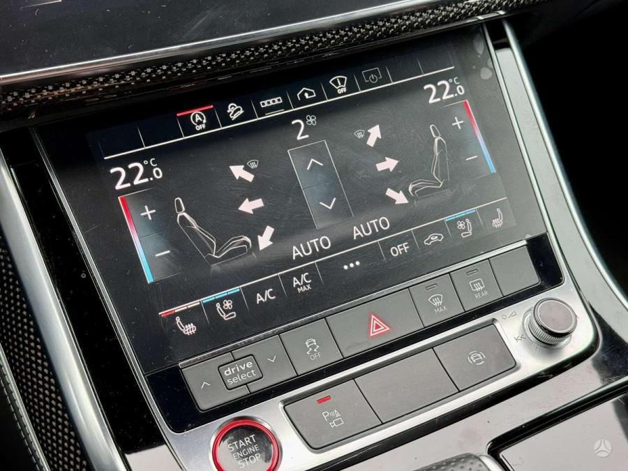 Melns Audi SQ8 2020 Vilkaviškis, ar dzinēja tilpumu 3.96 L un nobraukumu 202 tūkst. km par 53000 €, foto 14 vietnē AUTOMOTO.COM.LV