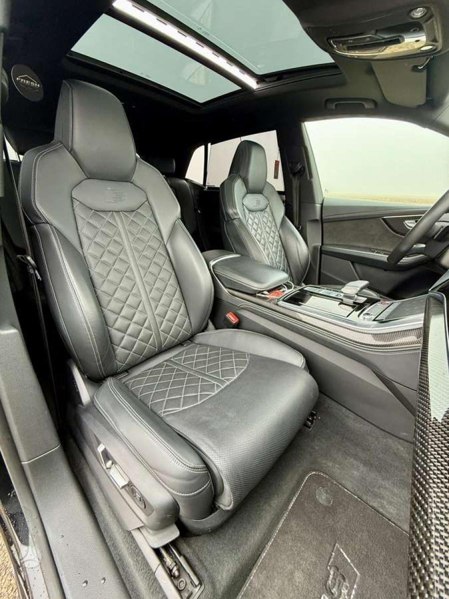Melns Audi SQ8 2020 Vilkaviškis, ar dzinēja tilpumu 3.96 L un nobraukumu 202 tūkst. km par 53000 €, foto 26 vietnē AUTOMOTO.COM.LV