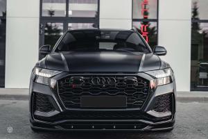 Black Audi SQ8 2021 in Vilnius, with an engine capacity of 4.00 L and mileage of 40 thousand km for 79000 €, photo 4 on AUTOMOTO.COM.LV