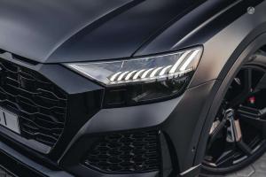 Black Audi SQ8 2021 in Vilnius, with an engine capacity of 4.00 L and mileage of 40 thousand km for 79000 €, photo 14 on AUTOMOTO.COM.LV