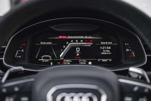 Black Audi SQ8 2021 in Vilnius, with an engine capacity of 4.00 L and mileage of 40 thousand km for 79000 €, photo 28 on AUTOMOTO.COM.LV