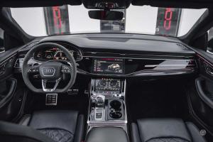 Black Audi SQ8 2021 in Vilnius, with an engine capacity of 4.00 L and mileage of 40 thousand km for 79000 €, photo 36 on AUTOMOTO.COM.LV