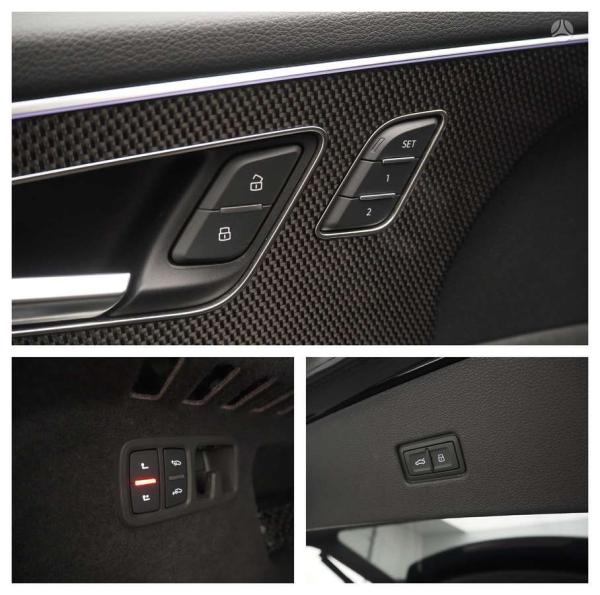 Black Audi SQ8 2023 in Vilnius, with an engine capacity of 4.00 L and mileage of 62 thousand km for 85500 €, photo 11 on AUTOMOTO.COM.LV