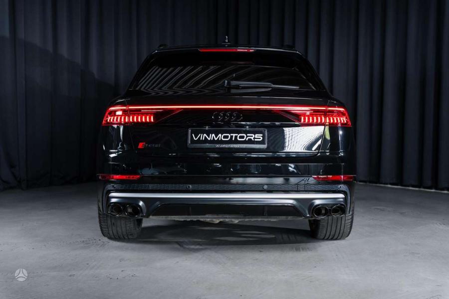 Black Audi SQ8 2023 in Vilnius, with an engine capacity of 4.00 L and mileage of 73 thousand km for 75000 €, photo 6 on AUTOMOTO.COM.LV