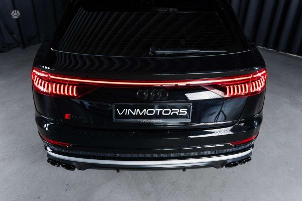 Black Audi SQ8 2023 in Vilnius, with an engine capacity of 4.00 L and mileage of 73 thousand km for 75000 €, photo 10 on AUTOMOTO.COM.LV