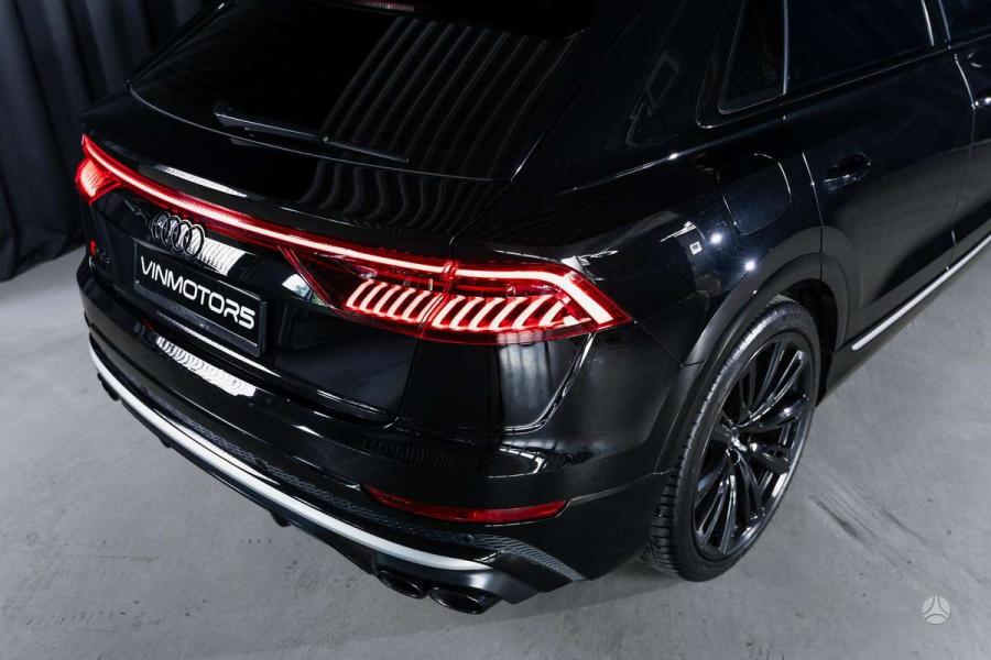 Black Audi SQ8 2023 in Vilnius, with an engine capacity of 4.00 L and mileage of 73 thousand km for 75000 €, photo 14 on AUTOMOTO.COM.LV