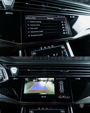 Black Audi SQ8 2023 in Vilnius, with an engine capacity of 4.00 L and mileage of 73 thousand km for 75000 €, photo 25 on AUTOMOTO.COM.LV