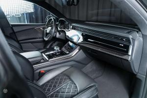 Black Audi SQ8 2023 in Vilnius, with an engine capacity of 4.00 L and mileage of 73 thousand km for 75000 €, photo 31 on AUTOMOTO.COM.LV