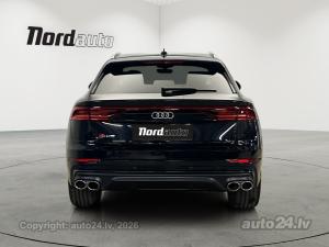 Black Audi SQ8 2020 in Tallinn, with an engine capacity of 4.00 L and mileage of 74 thousand km for 69900 €, photo 4 on AUTOMOTO.COM.LV