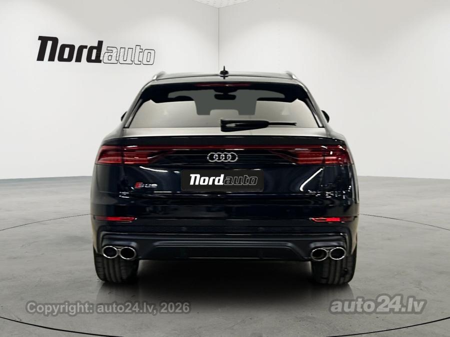 Black Audi SQ8 2020 in Tallinn, with an engine capacity of 4.00 L and mileage of 74 thousand km for 69900 €, photo 4 on AUTOMOTO.COM.LV