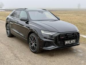 Melns Audi SQ8 2020 Vilkaviškis, ar dzinēja tilpumu 3.96 L un nobraukumu 201 tūkst. km par 56900 €, foto 3 vietnē AUTOMOTO.COM.LV