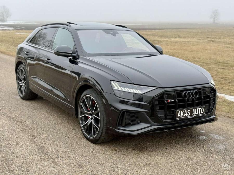 Melns Audi SQ8 2020 Vilkaviškis, ar dzinēja tilpumu 3.96 L un nobraukumu 201 tūkst. km par 56900 €, foto 3 vietnē AUTOMOTO.COM.LV