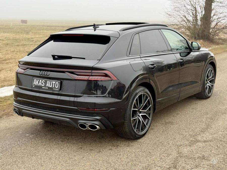 Melns Audi SQ8 2020 Vilkaviškis, ar dzinēja tilpumu 3.96 L un nobraukumu 201 tūkst. km par 56900 €, foto 4 vietnē AUTOMOTO.COM.LV