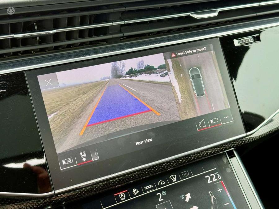 Melns Audi SQ8 2020 Vilkaviškis, ar dzinēja tilpumu 3.96 L un nobraukumu 201 tūkst. km par 56900 €, foto 14 vietnē AUTOMOTO.COM.LV