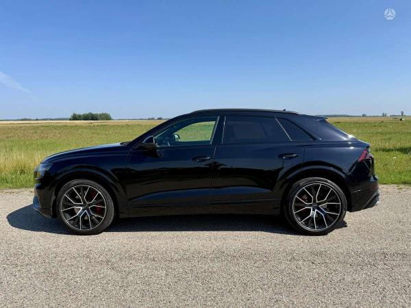 Melns Audi SQ8 2020 Vilkaviškis, ar dzinēja tilpumu 3.96 L un nobraukumu 201 tūkst. km par 56900 €, foto 5 vietnē AUTOMOTO.COM.LV