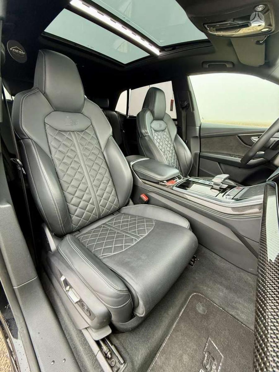 Melns Audi SQ8 2020 Vilkaviškis, ar dzinēja tilpumu 3.96 L un nobraukumu 201 tūkst. km par 56900 €, foto 25 vietnē AUTOMOTO.COM.LV