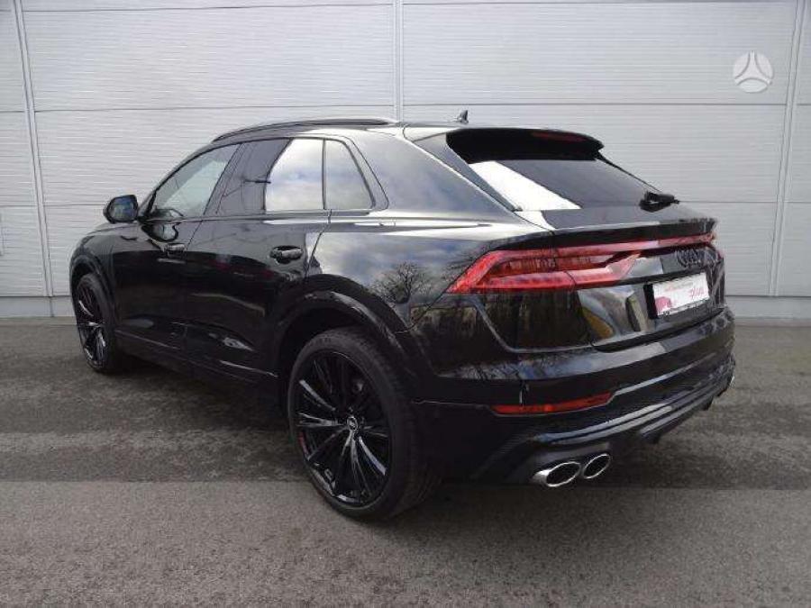Black Audi SQ8 2021 in Vilnius, with an engine capacity of 4.00 L and mileage of 94 thousand km for 69000 €, photo 1 on AUTOMOTO.COM.LV