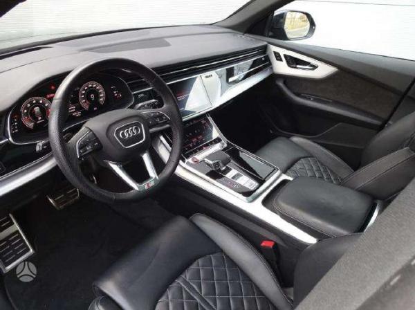 Black Audi SQ8 2021 in Vilnius, with an engine capacity of 4.00 L and mileage of 94 thousand km for 69000 €, photo 3 on AUTOMOTO.COM.LV