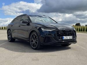 Black Audi SQ8 2022 in Vilnius, with an engine capacity of 4.00 L and mileage of 84 thousand km for 72000 €, photo 1 on AUTOMOTO.COM.LV