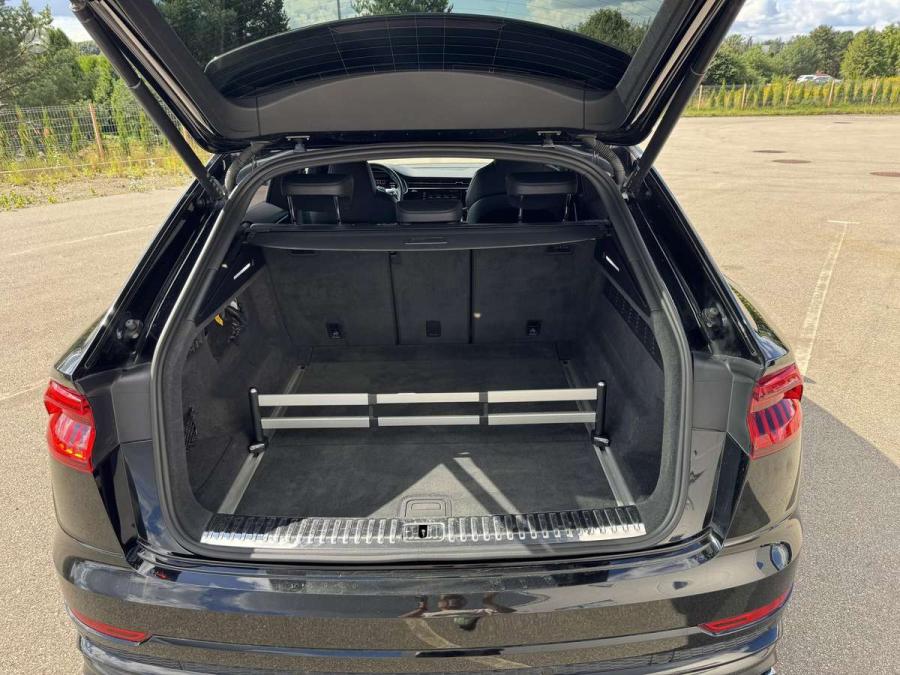 Black Audi SQ8 2022 in Vilnius, with an engine capacity of 4.00 L and mileage of 84 thousand km for 72000 €, photo 16 on AUTOMOTO.COM.LV