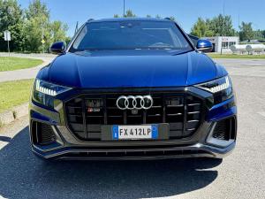 Zils Audi SQ8 2019 Tauragė, ar dzinēja tilpumu 3.96 L un nobraukumu 210 tūkst. km par 49000 €, foto 5 vietnē AUTOMOTO.COM.LV