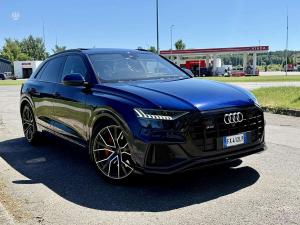 Zils Audi SQ8 2019 Tauragė, ar dzinēja tilpumu 3.96 L un nobraukumu 210 tūkst. km par 49000 €, foto 7 vietnē AUTOMOTO.COM.LV